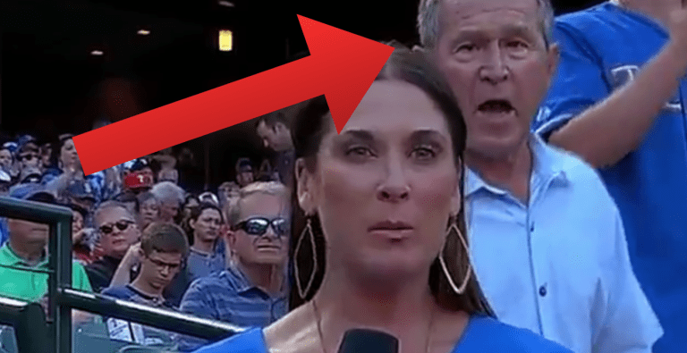 President George W. Bush Photobombs Reporter | Bristol Palin