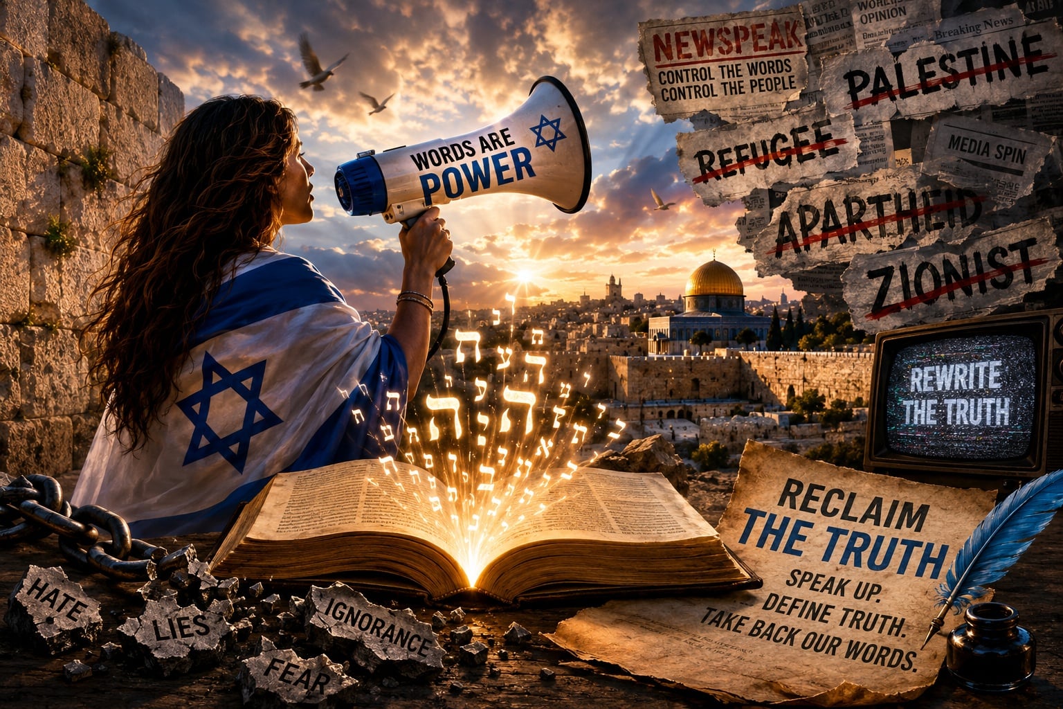 Words Are Power: Taking Back The Language Of Israel | Rebecca Wallace Keene
