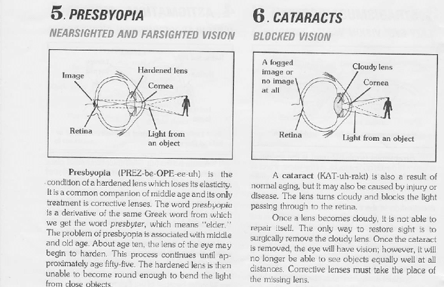 Examining ATI Wisdom Booklets: Booklet 1 – Science Portion – How Eyes ...