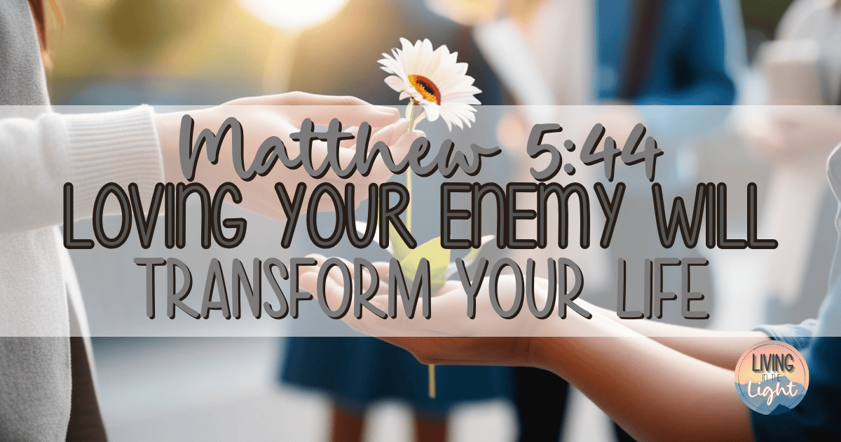 Matthew 5:44 – Loving Your Enemies Will Transform Your Life | Amy Blossom
