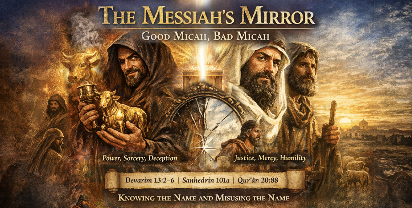 The Messiah’s Mirror: Good Micah, Bad Micah | Dr. Micah Ben David Naziri