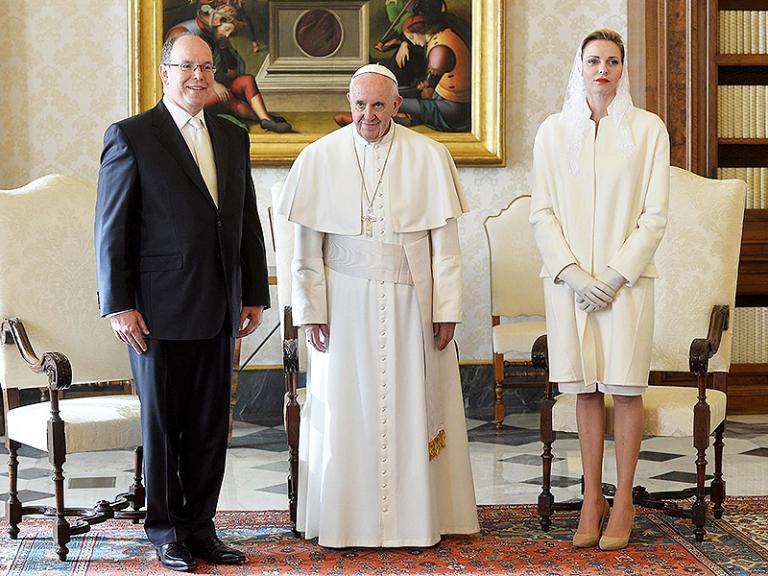 Why Monaco’s Princess Wore White To Meet The Pope | Deacon Greg Kandra