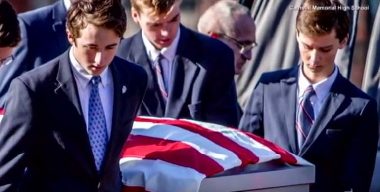 WATCH: Catholic High School Students Offer Funeral For Homeless Veteran ...