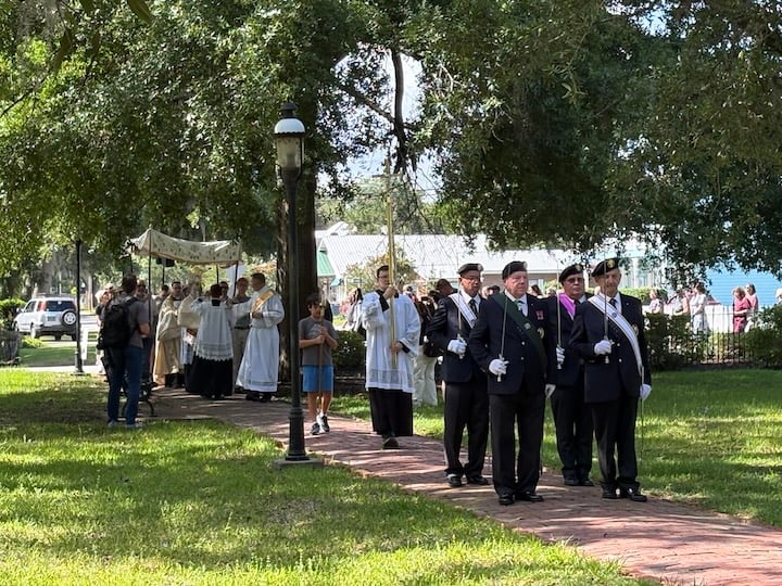 National Eucharistic Pilgrimage Visits Savannah | Father Pablo Migone