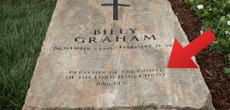 Billy Graham Tombstone Has A Sweet, Simple Message Engraved On It ...