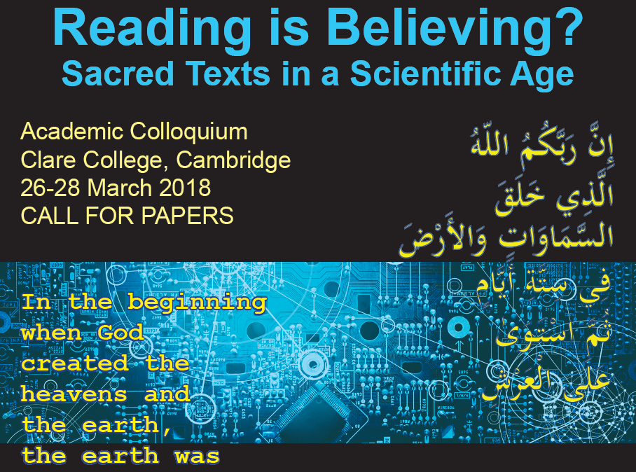 #CFP Reading Is Believing | James McGrath